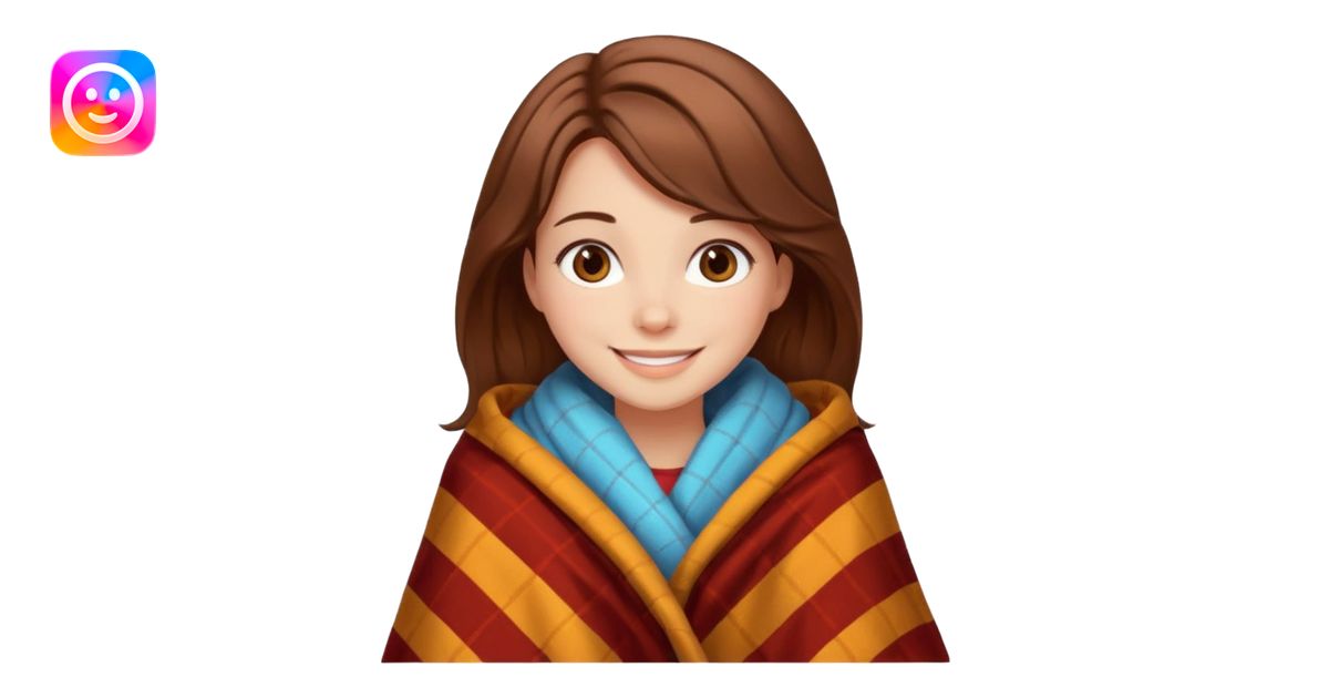cozy girl emoji | AI Emoji Generator