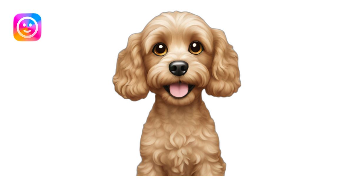 cavapoo-waving-hi emoji | AI Emoji Generator