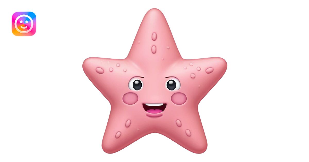 Patrick star emoji emoji | AI Emoji Generator