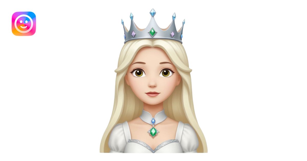 The Good Witch from The Land of Oz with long white blonde hair, white ...