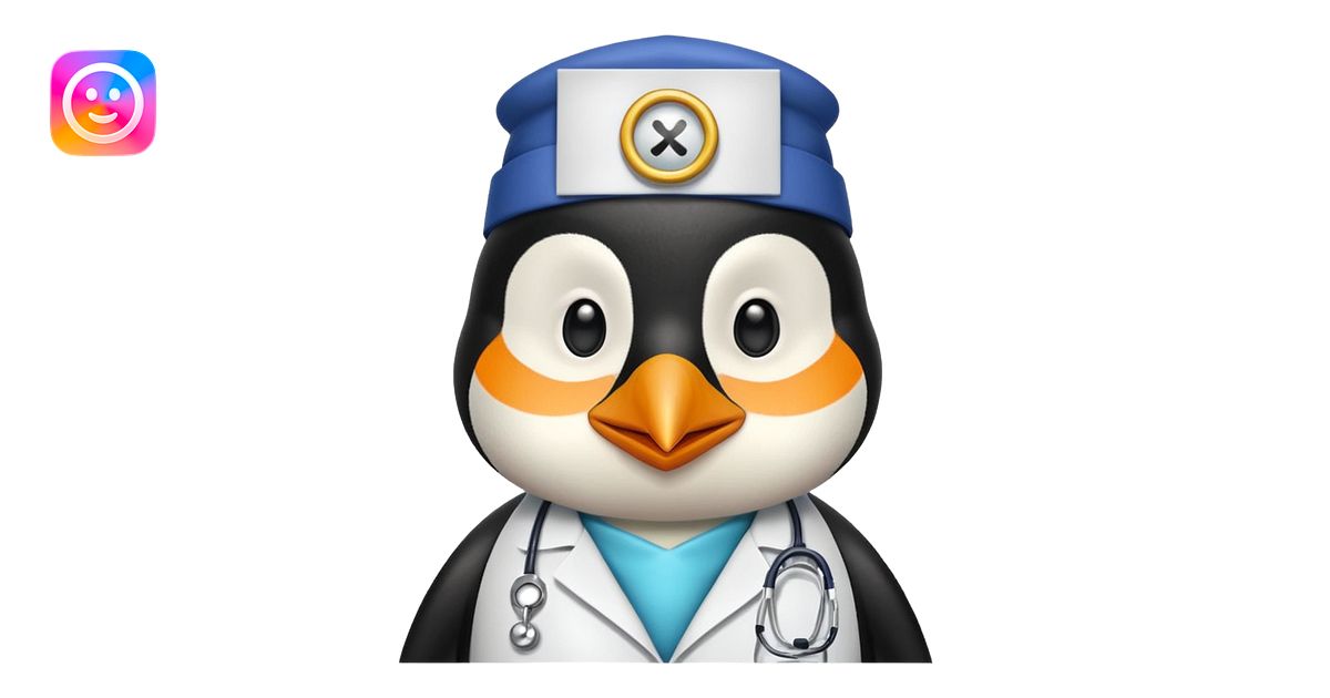 doctor penguin emoji | AI Emoji Generator