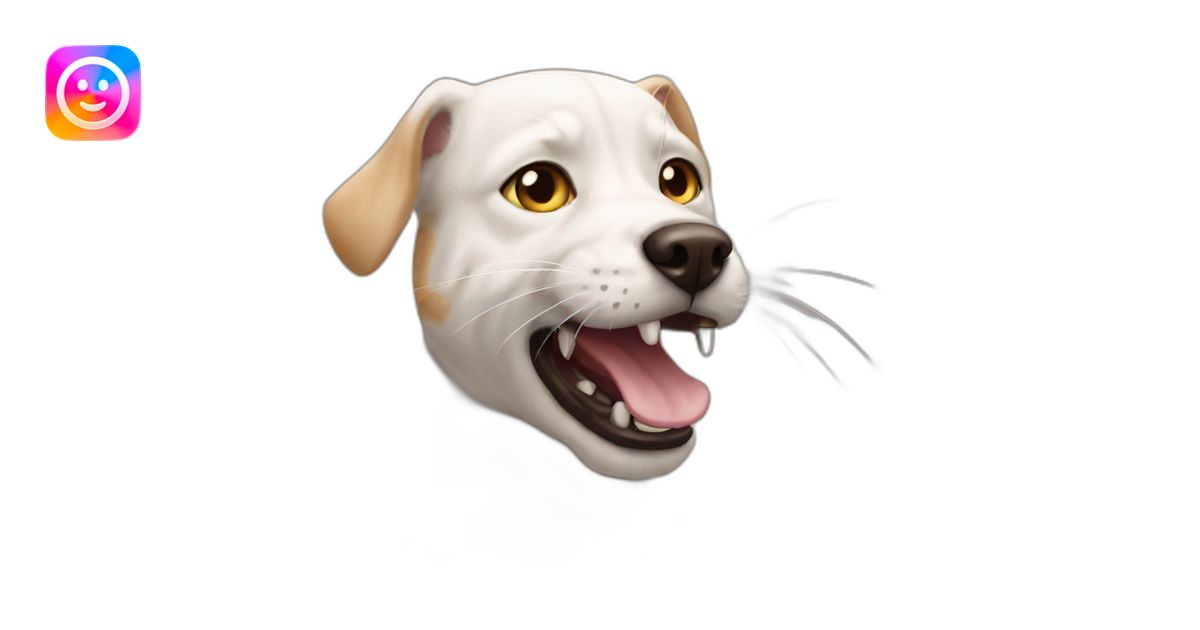 Cat hit a dog emoji | AI Emoji Generator
