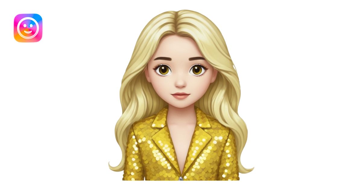 Sabrina Carpenter with long platinum blonde hair, yellow sequin outfit ...