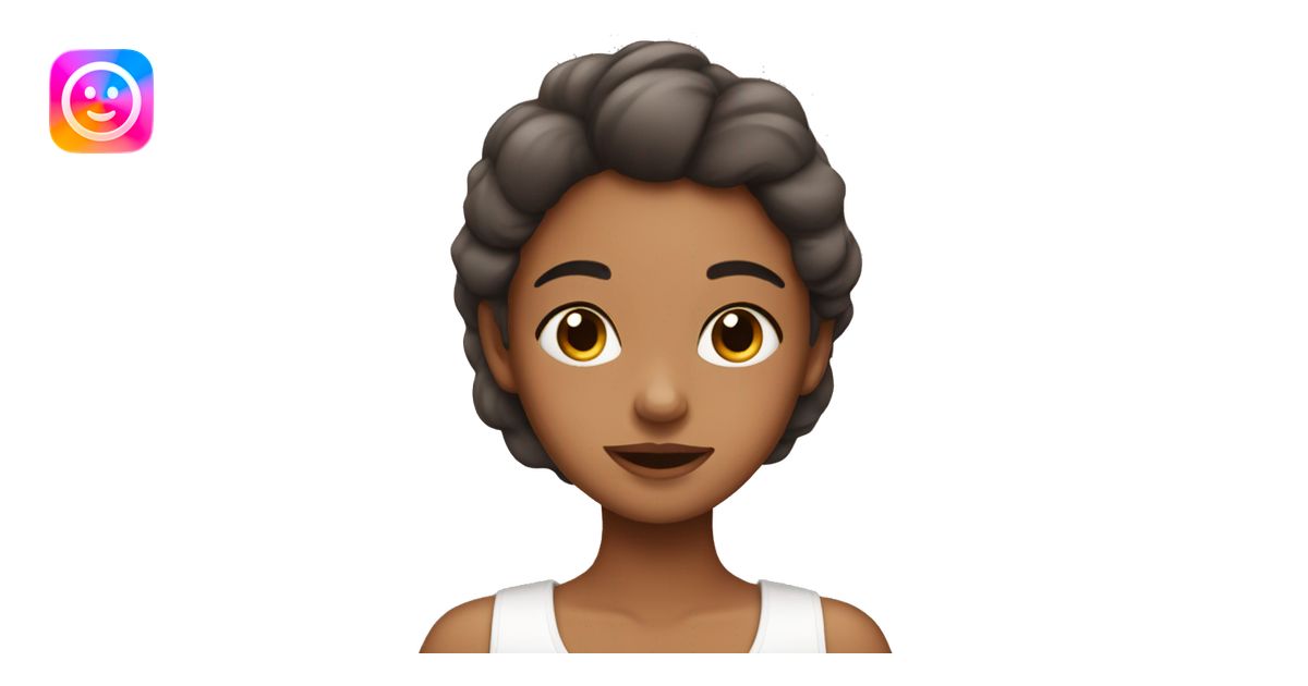 Girl doing selfcare routine emoji | AI Emoji Generator