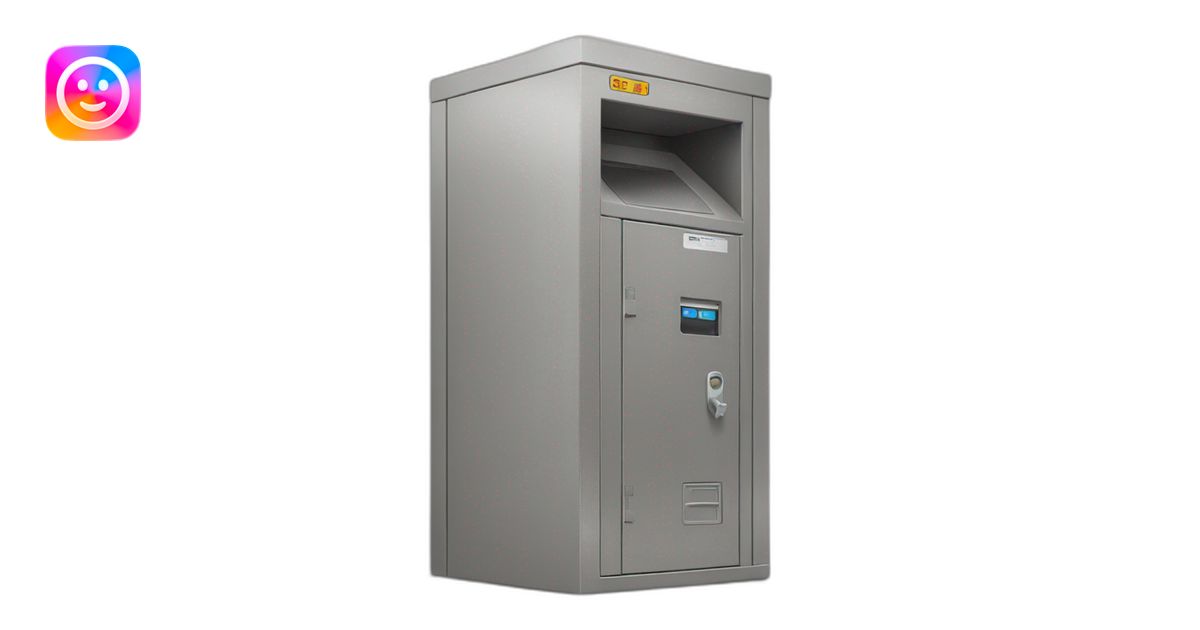 Parcel locker machine emoji | AI Emoji Generator