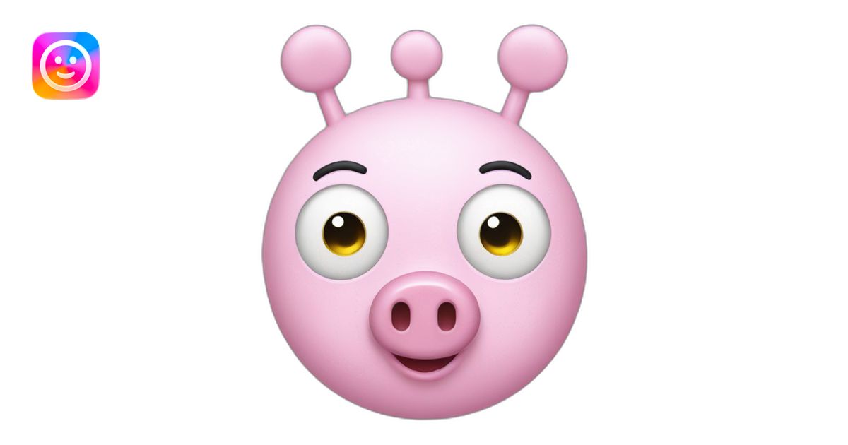 robot pepa pig emoji | AI Emoji Generator