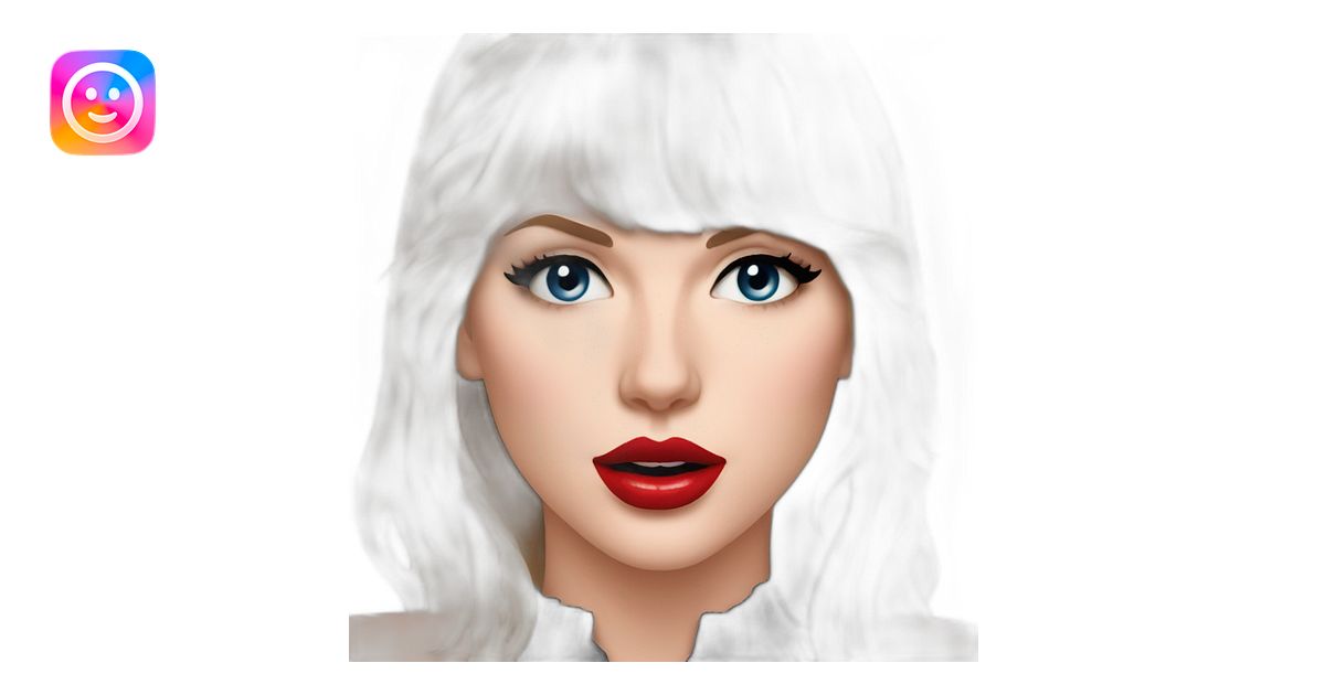 taylor-swift-selfie-milk-on-face-dripping emoji | AI Emoji Generator