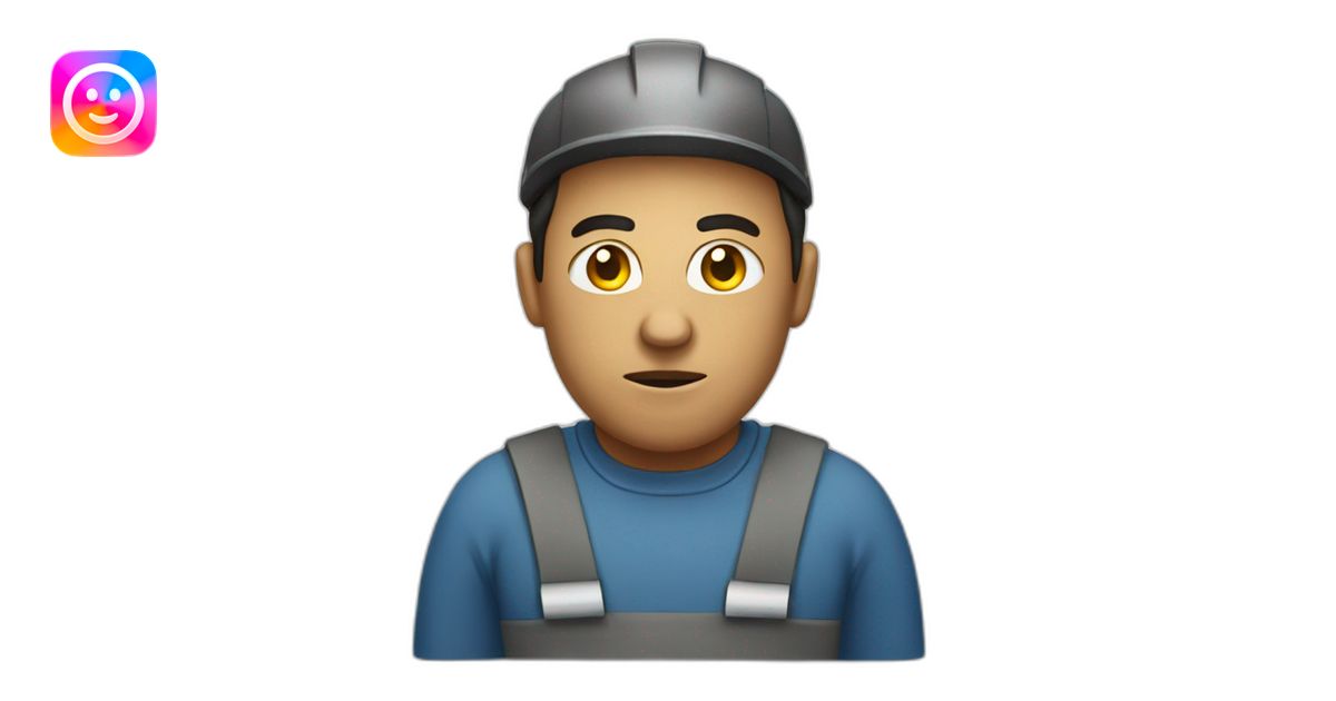 unamused worker emoji | AI Emoji Generator