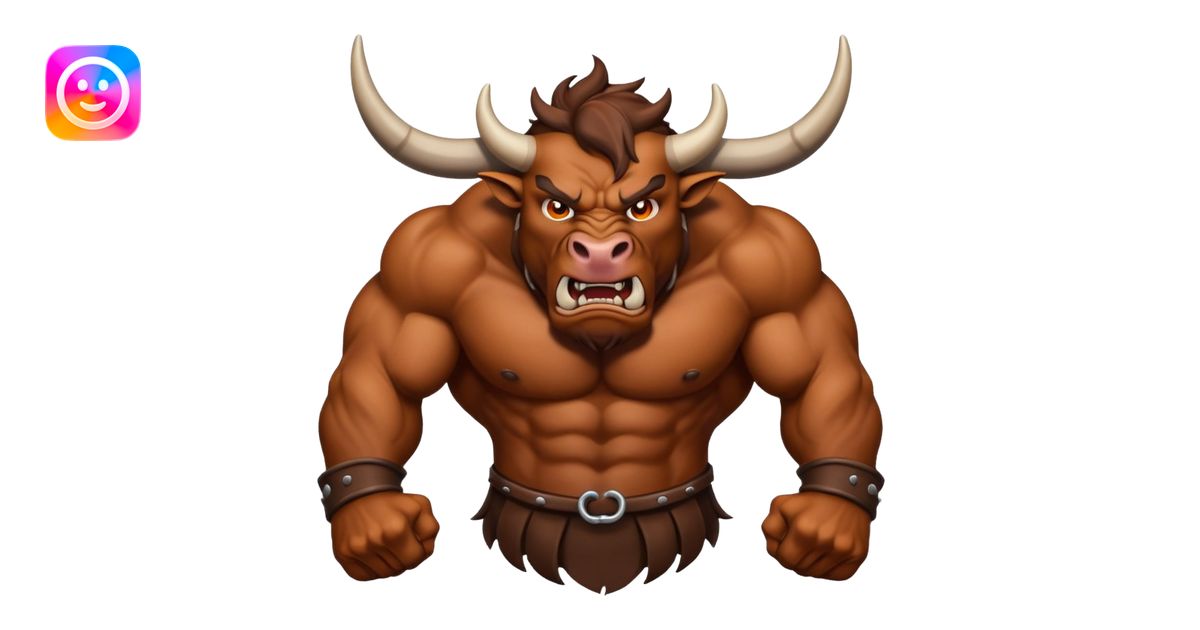 A mad bull emoji | AI Emoji Generator