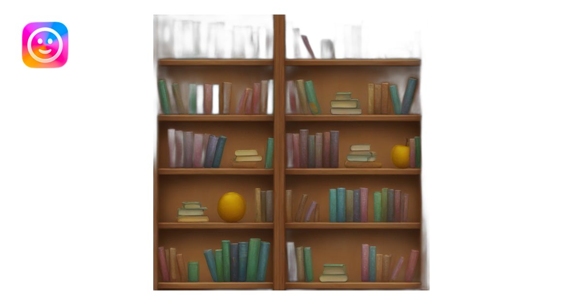 bookshelf emoji | AI Emoji Generator