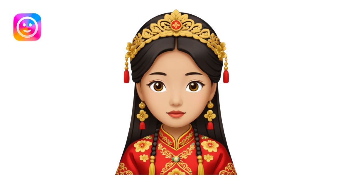 chinese girl in traditional costume emoji | AI Emoji Generator