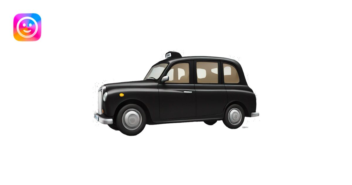 black London taxi emoji | AI Emoji Generator