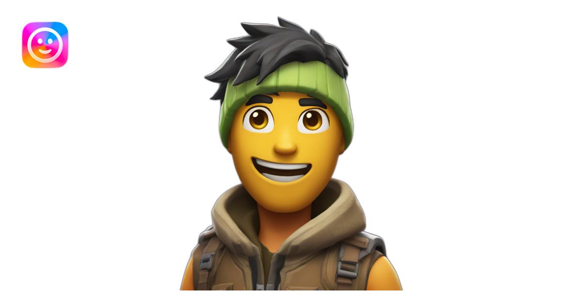 Fortnite jonesy default emoji | AI Emoji Generator