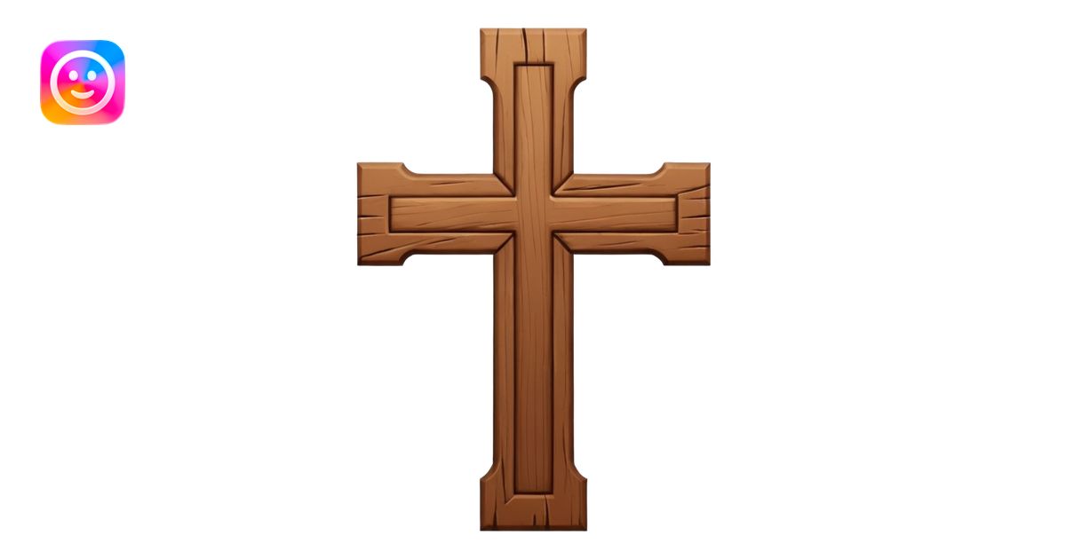 Juste la croix catholique emoji | AI Emoji Generator
