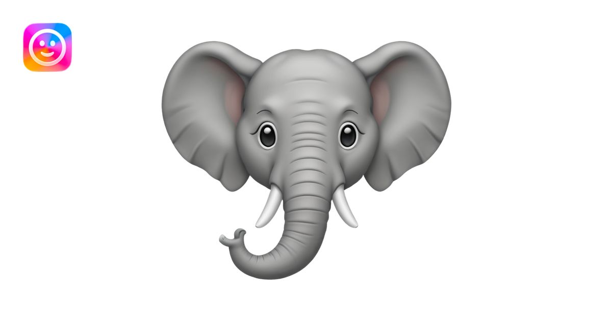 elephant emoji | AI Emoji Generator