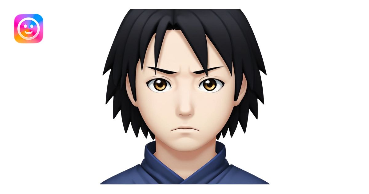 Sasuke emoji | AI Emoji Generator