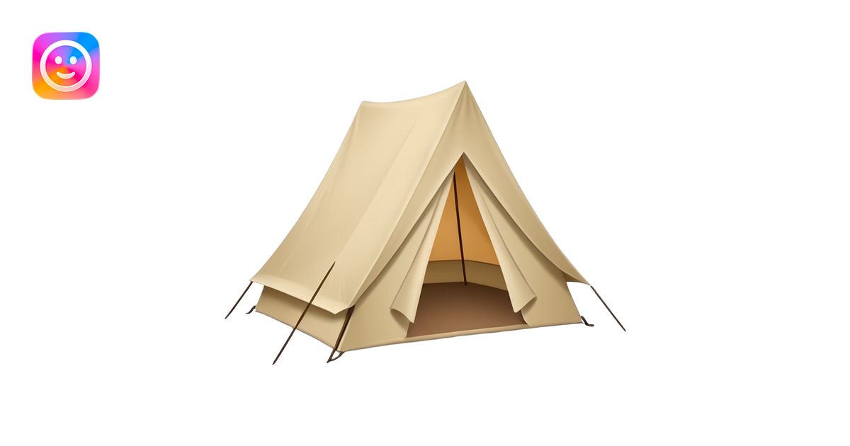 unfolded tent emoji | AI Emoji Generator