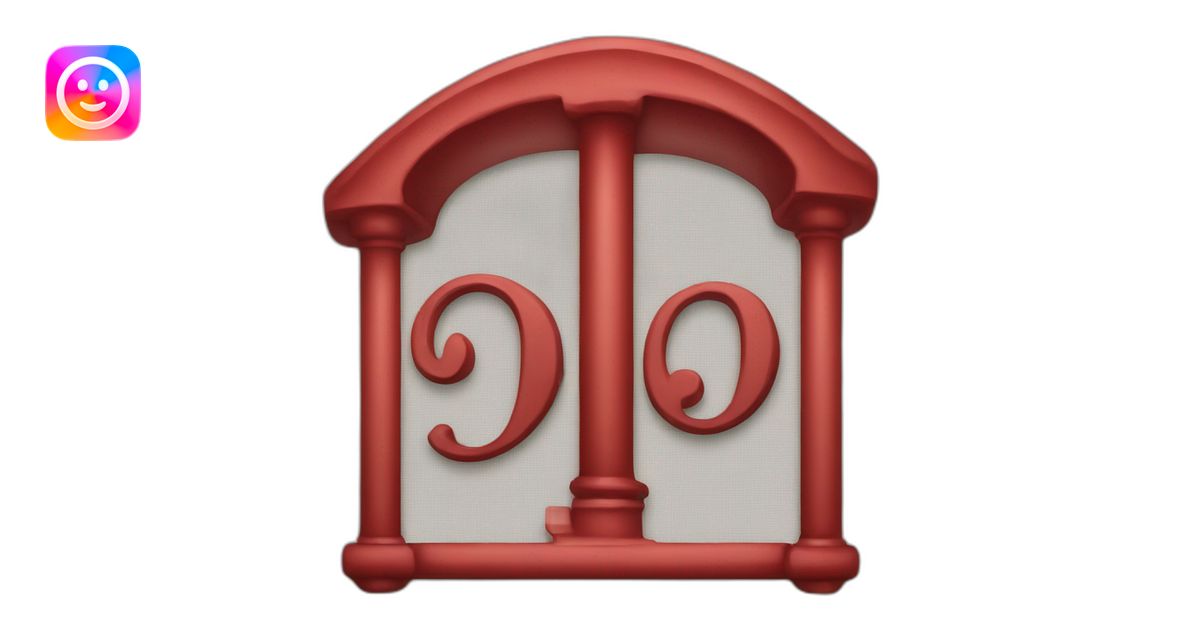 Red letter « P » emoji | AI Emoji Generator