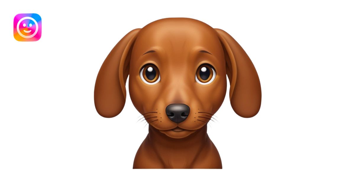 Perrito salchicha emoji | AI Emoji Generator