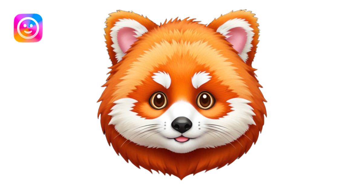 red panda fur, only the fur emoji | AI Emoji Generator