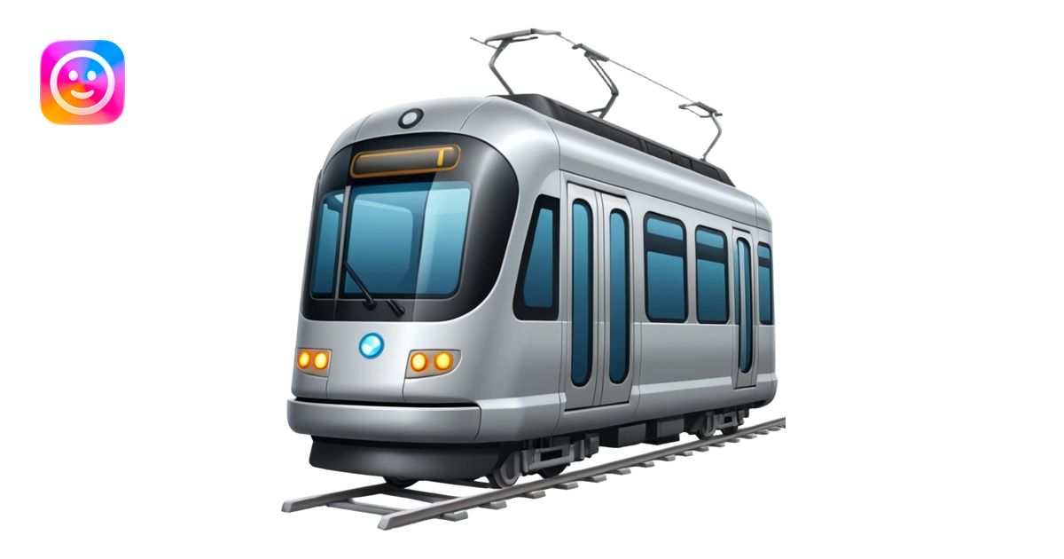 Light Rail emoji | AI Emoji Generator