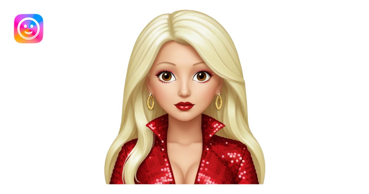 Christina Aguilera with long platinum blonde hair, red sequin outfit ...