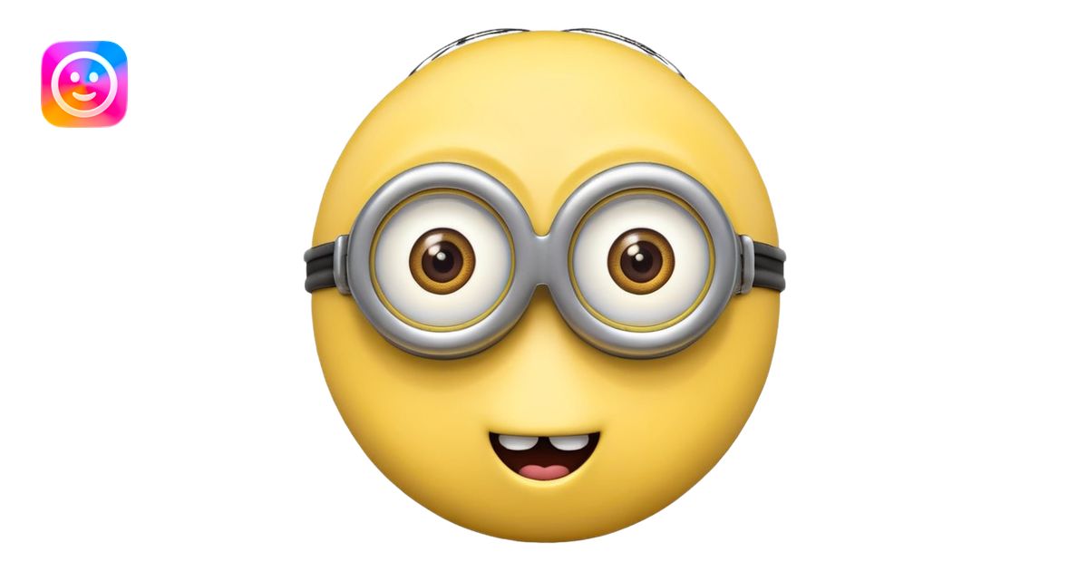 minion face emoji, playful and friendly emoji | AI Emoji Generator