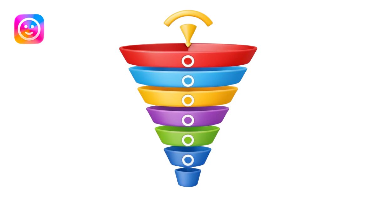 sales funnel 5 emoji | AI Emoji Generator