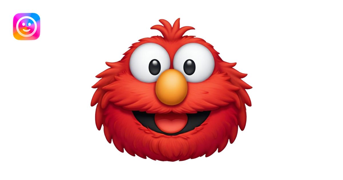 Elmo emoji | AI Emoji Generator
