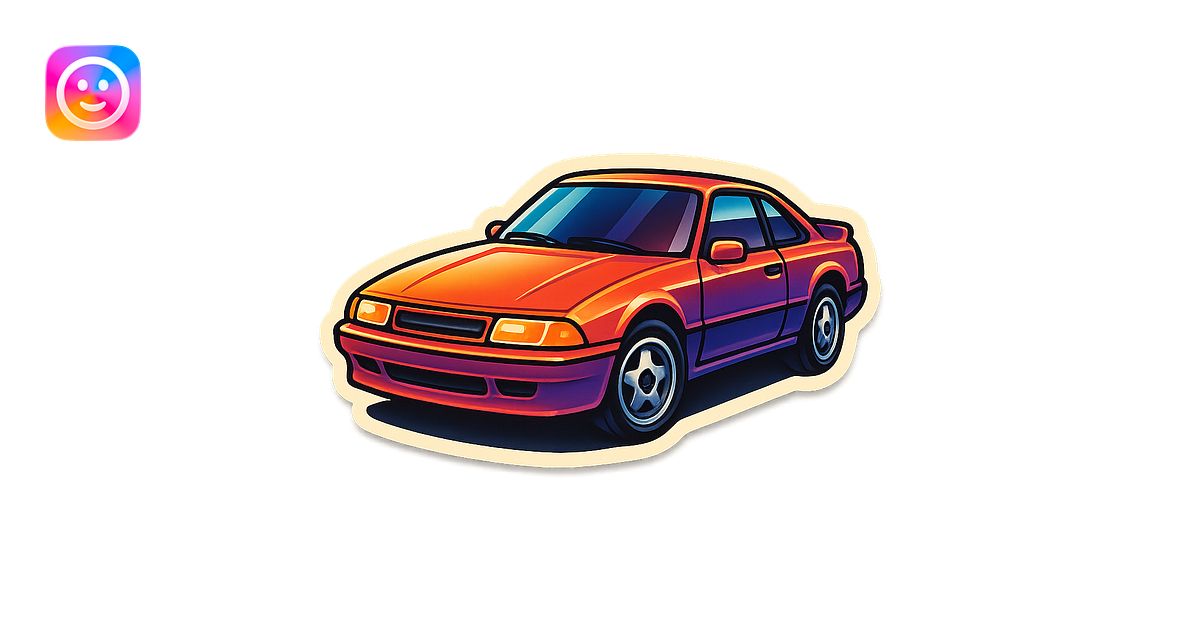 car emoji | AI Emoji Generator