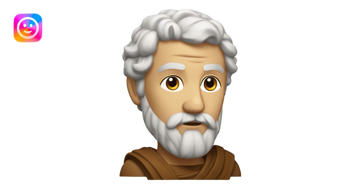 Stoic Pointing emoji | AI Emoji Generator