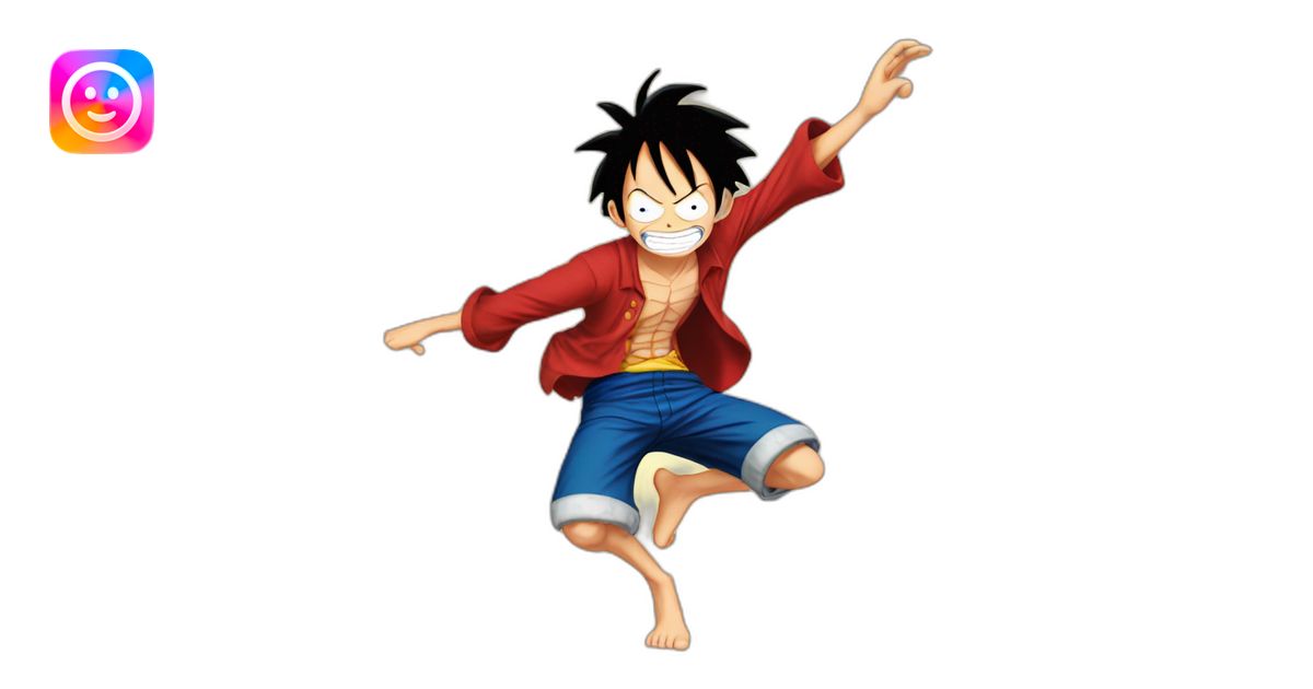 luffy dab emoji | AI Emoji Generator