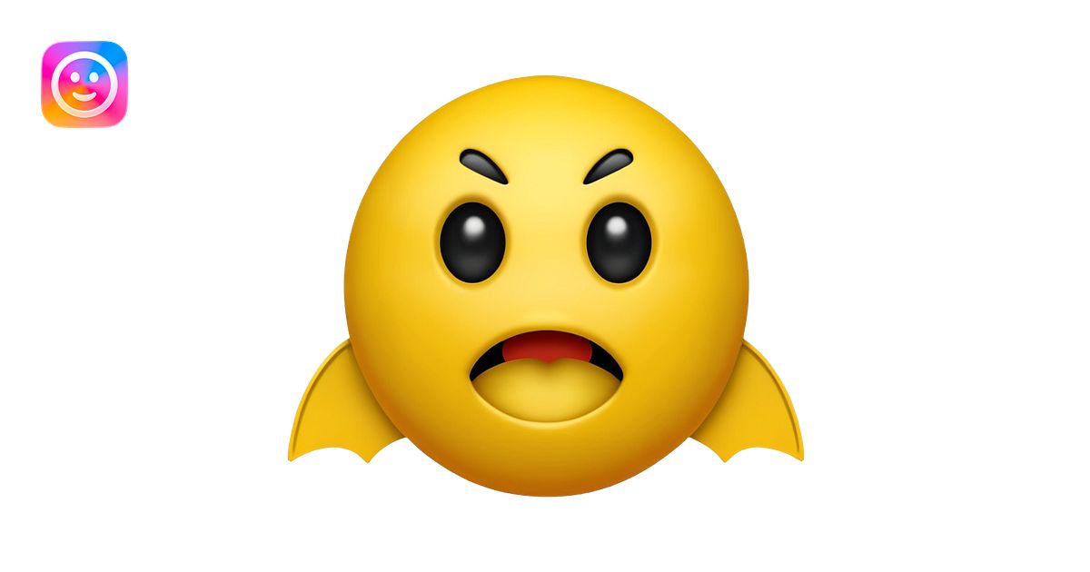 Pac-Man which just has two black dots as the eyes and a wide open mouth ...