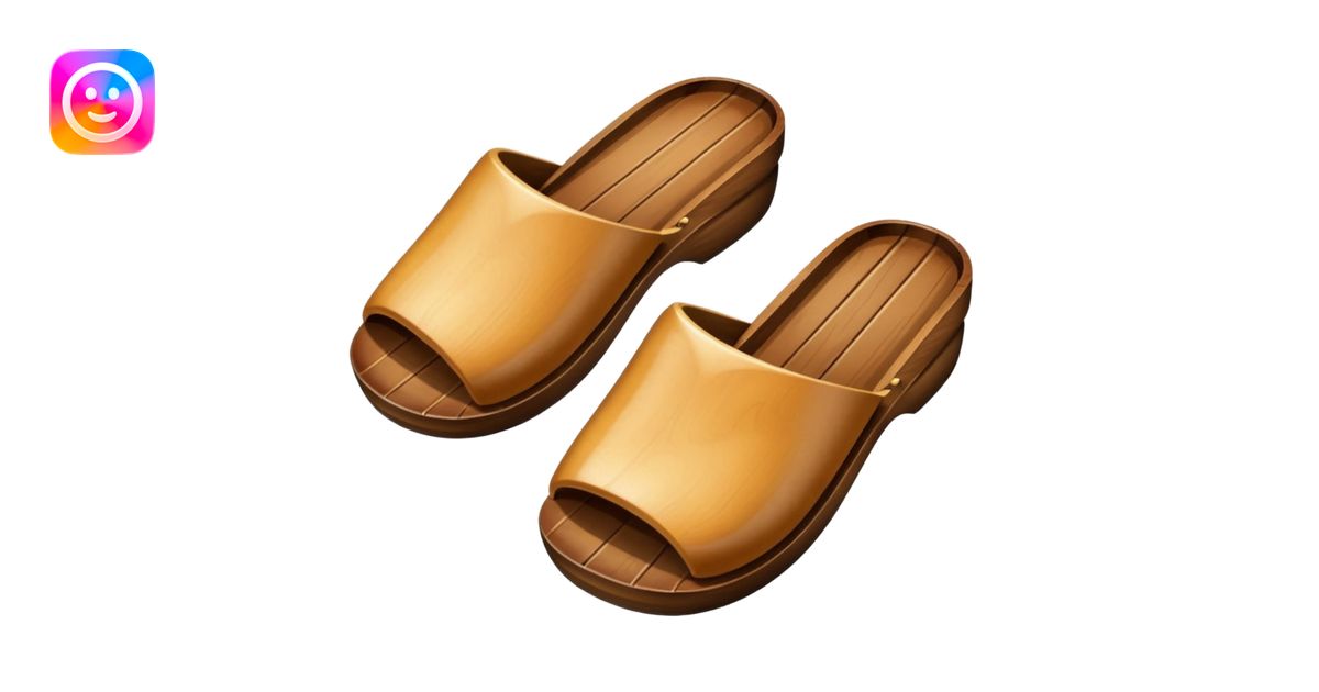 japanese wooden slippers emoji | AI Emoji Generator
