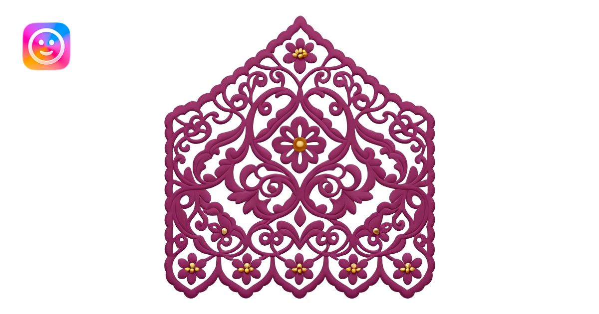Lace fabric emoji | AI Emoji Generator