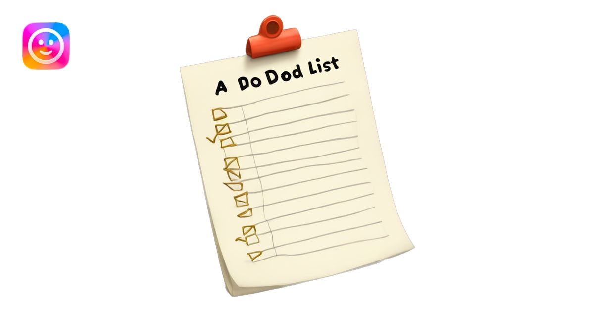 to do list emoji | AI Emoji Generator