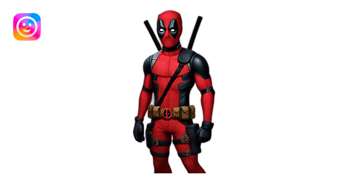 deadpool fullbody emoji | AI Emoji Generator