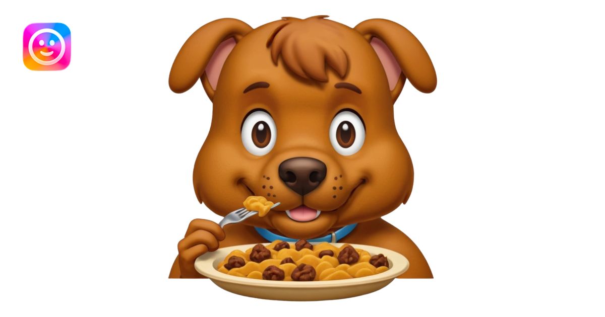 Foodie scooby-doo emoji | AI Emoji Generator