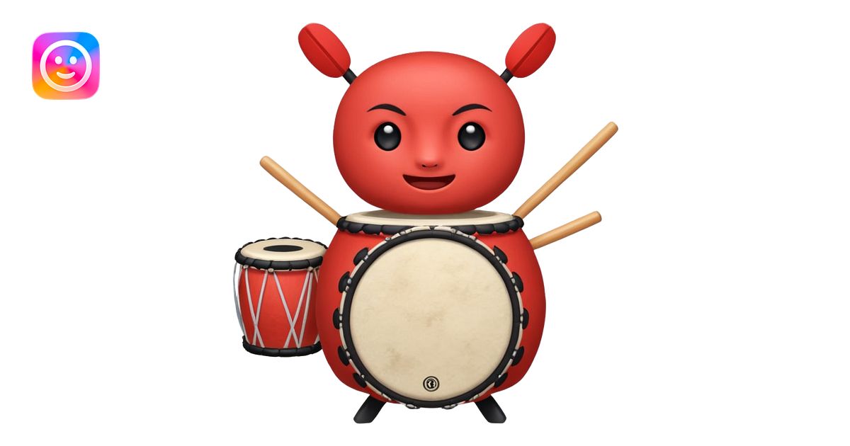 Taiko no tatsujin don wada emoji | AI Emoji Generator