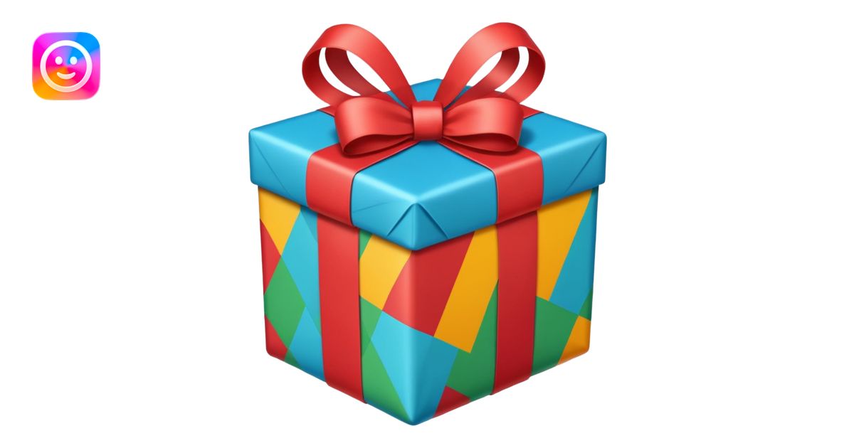 gift emoji | AI Emoji Generator