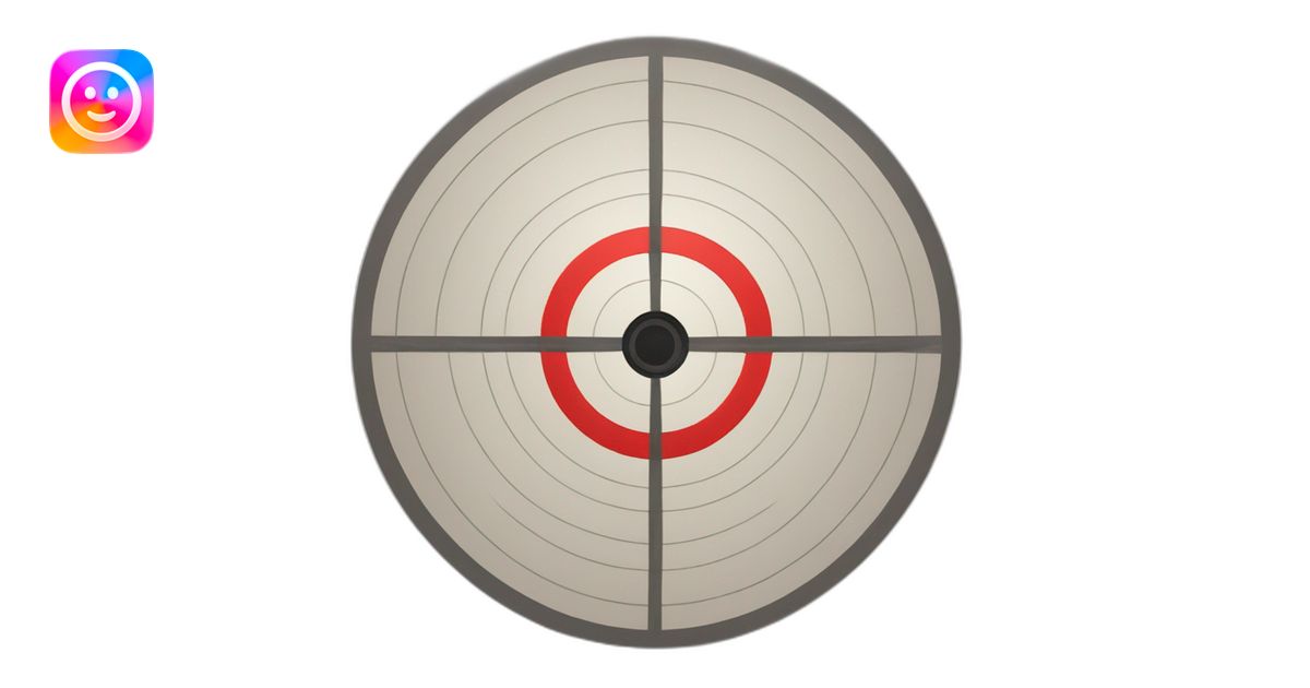 crosshair target emoji | AI Emoji Generator