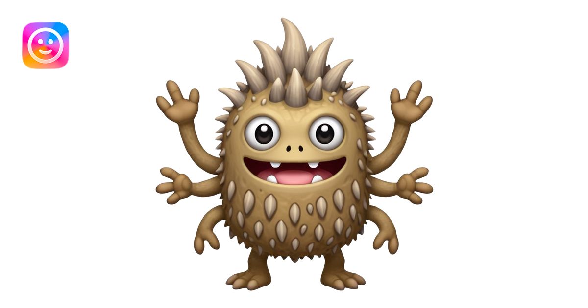 My Singing Monsters Dust element monster, sandy cracked body, muted ...