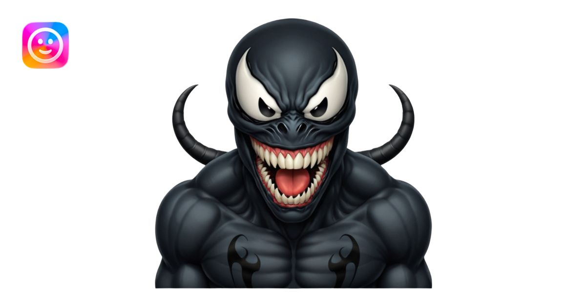 Venom character emoji | AI Emoji Generator
