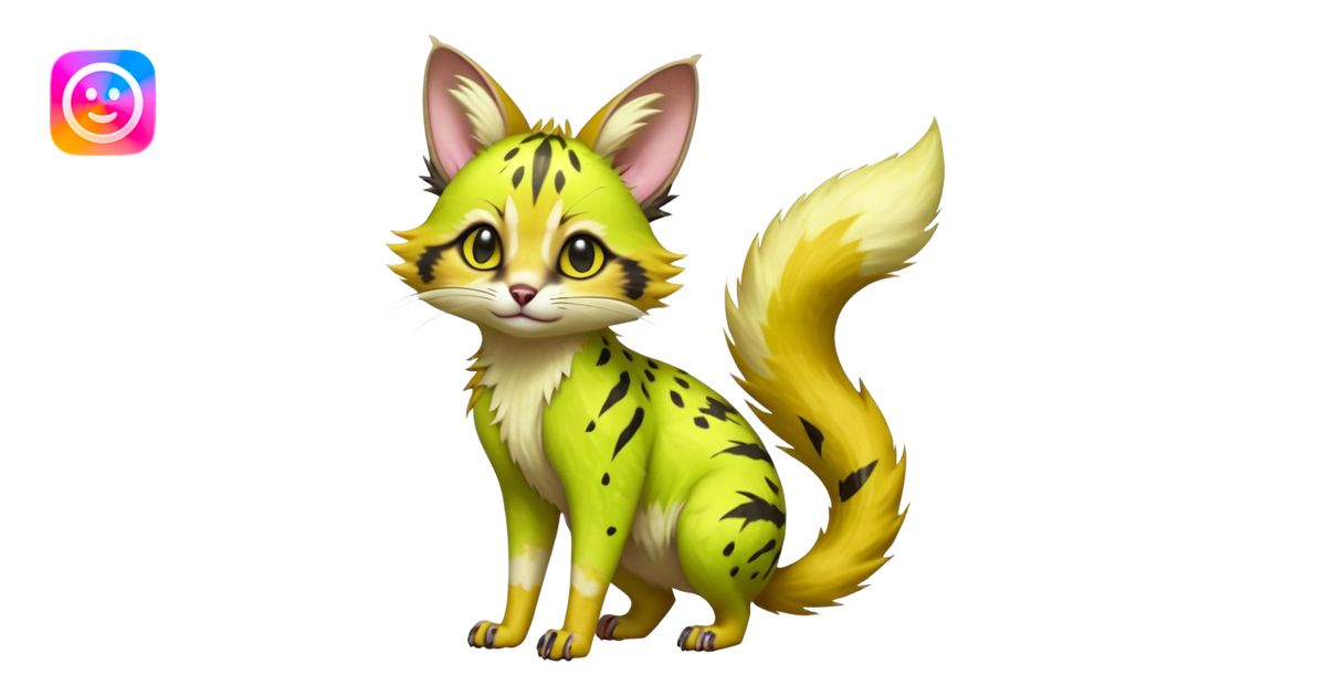 Hyper realistic toxic citrus chartreuse fur splashed in acid-yellow ...