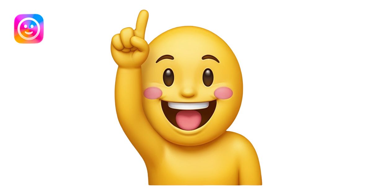 A laughing emoji that middle finger me emoji | AI Emoji Generator