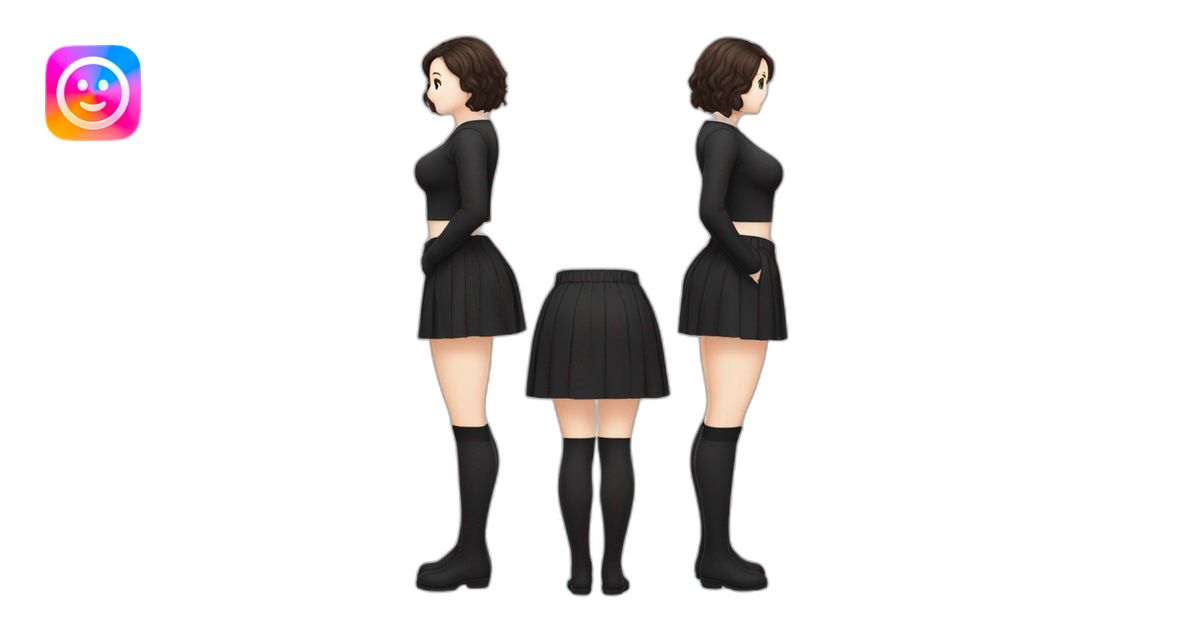 full-body-back-view-curvy-фигуристка-black-lifted skirt white-knickers ...