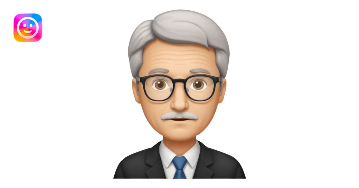 Professor emoji | AI Emoji Generator