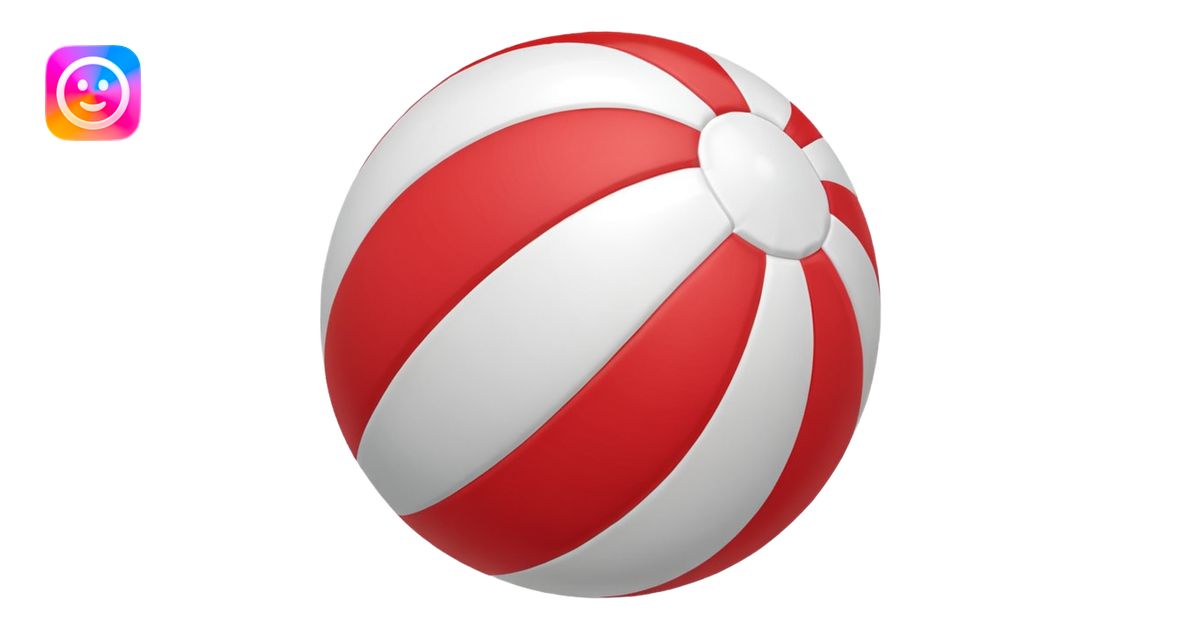 Beach ball emoji | AI Emoji Generator