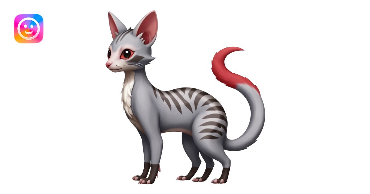 Minccino-Lykoi-Civet-Sphynx-Linoone-Zangoose-fusion-hybrid-animal ...