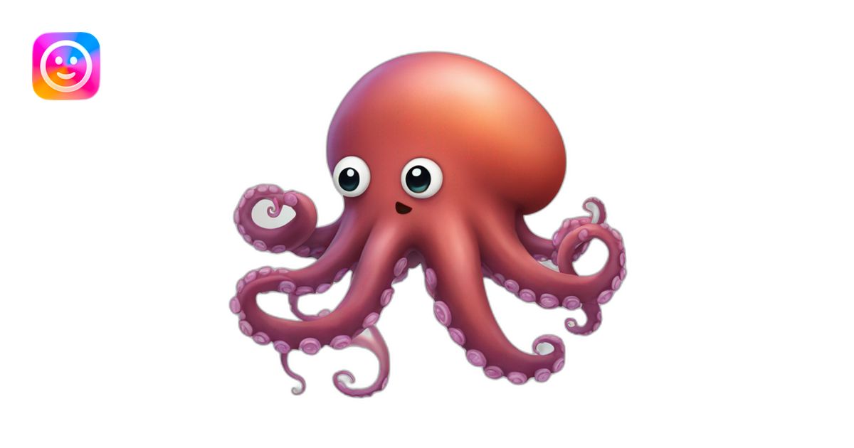 blob-octopus emoji | AI Emoji Generator